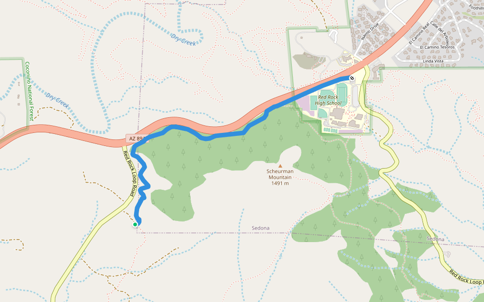 Red Rock Loop #118 Hiking Trail - Sedona, Arizona | Pacer