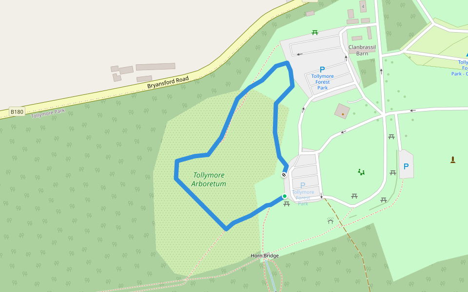 Tollymore Forest - Arboretum Path | Walking Map