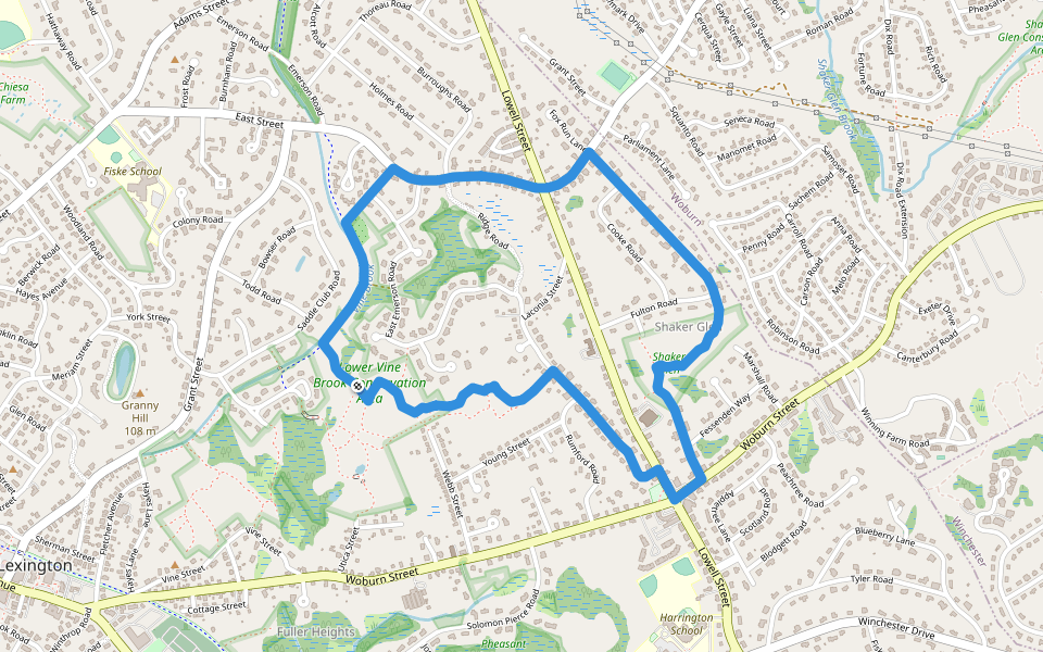 ACROSS Lexington Route G Walking And Running Trail | Pacer