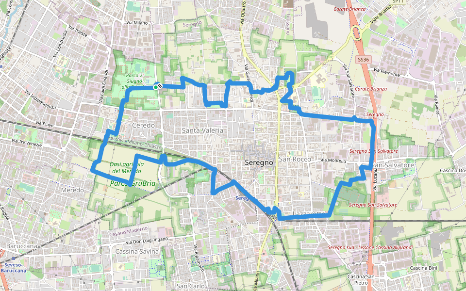 GruBrìa Anello GR1 Seregno Walking And Running Trail | Pacer