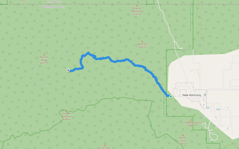 Comanche Trail in Utah | Walking Map