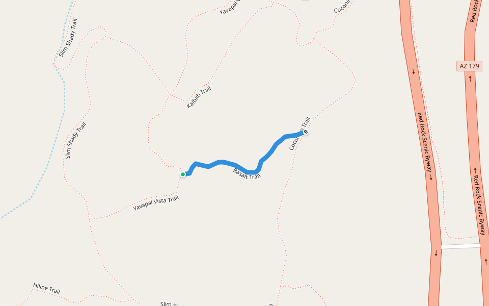 Basalt #172D Walking And Running Trail - Sedona, Arizona | Pacer