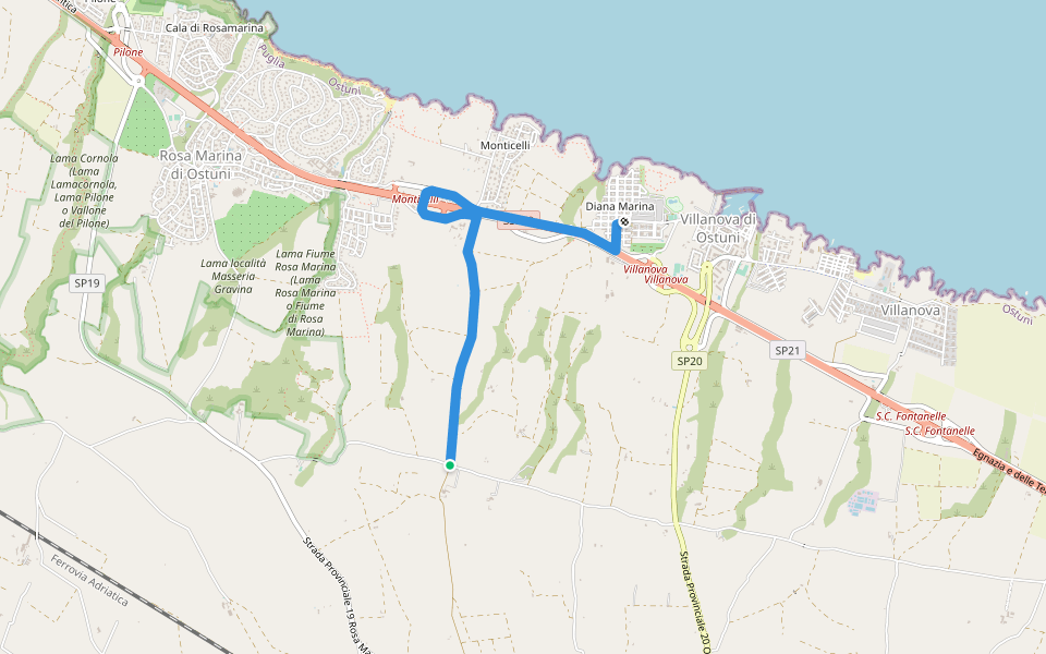 Via Traiana - Villanova Walking And Running Trail - Puglia | Pacer