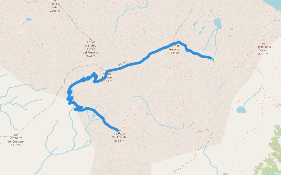Alta Via del Caffaro - Stage 3 (high variant) | Walking Map