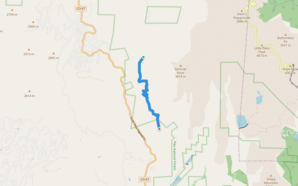 Ring the Peak in Colorado | Walking Map