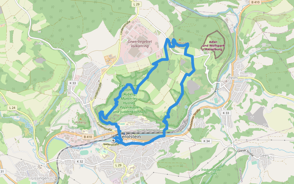 Gerolstein rock path Hiking Trail - Rheinland-Pfalz | Pacer