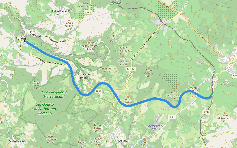 Old Capranica-Civitavecchia railway - Stage 1 Hiking Trail - Lazio | Pacer