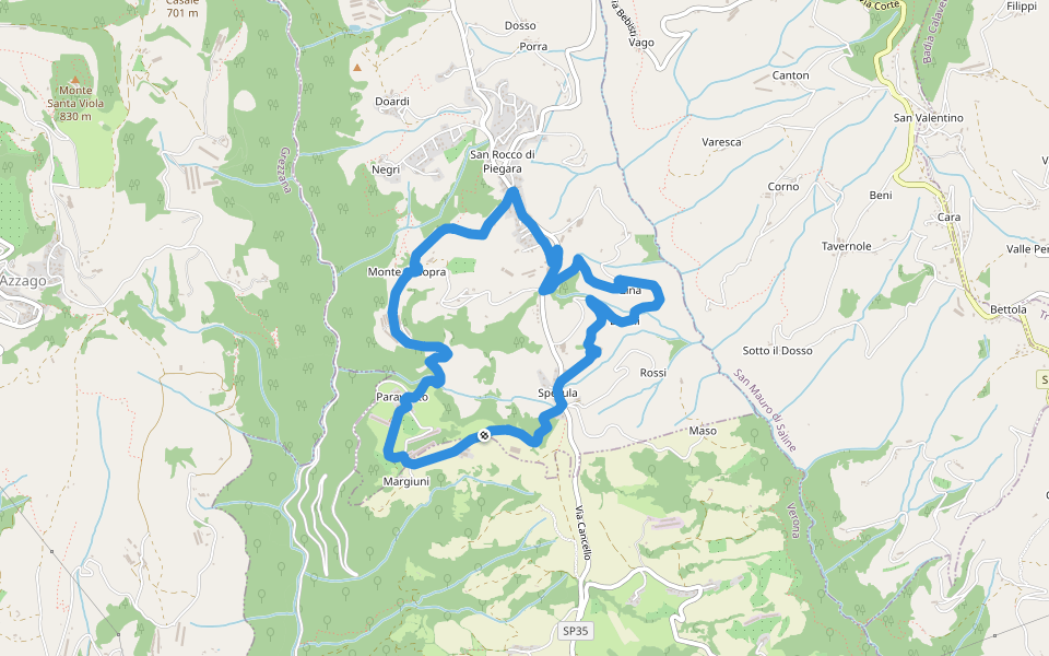 Yellow Path Hiking Trail - Specula, Veneto | Pacer