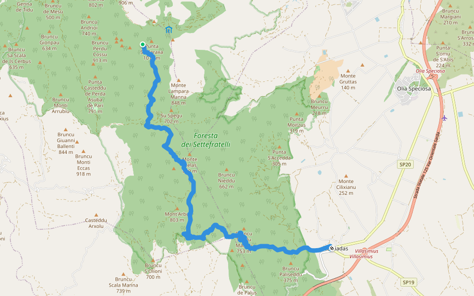 Italy Trail - Stage Z28 | Walking Map