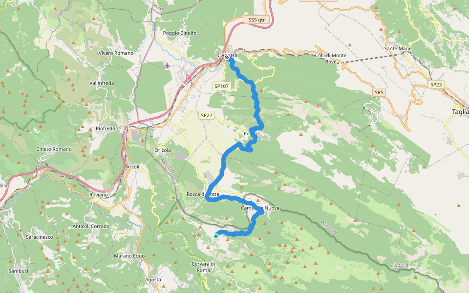 Sentiero Italia - Stage O09 Hiking Trail - Abruzzo | Pacer