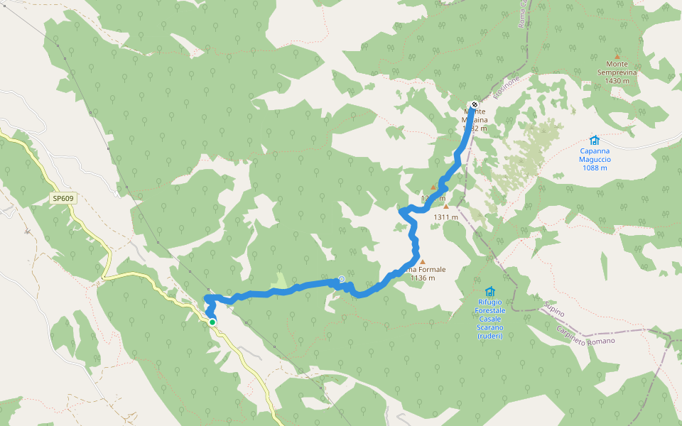 Cona di Selvapiana-Mount Malaina Hiking Trail - Lazio | Pacer