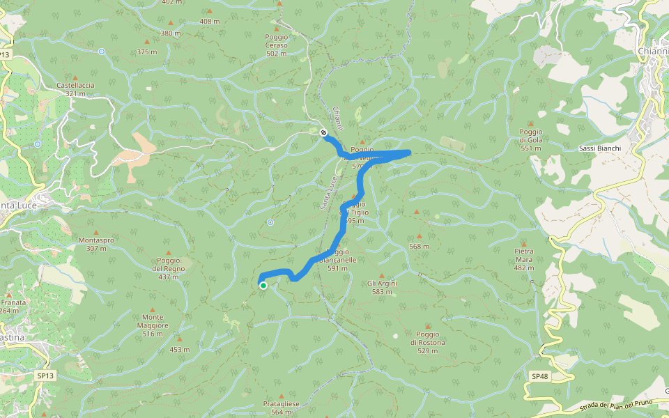 Poggio dei Crognoli – The Four Roads Hiking - Toscana | Pacer