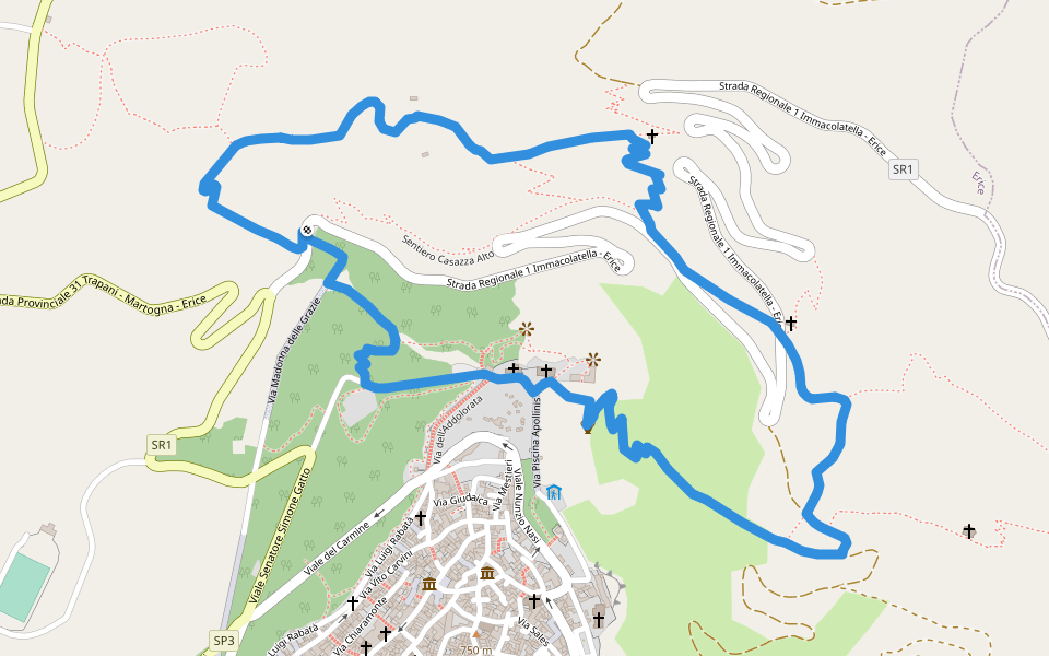 Path of the Spanish Walls | Walking Map