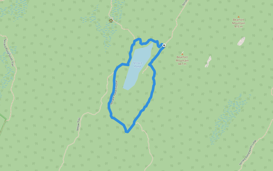 Terrace Pond Circular in New Jersey | Walking Map