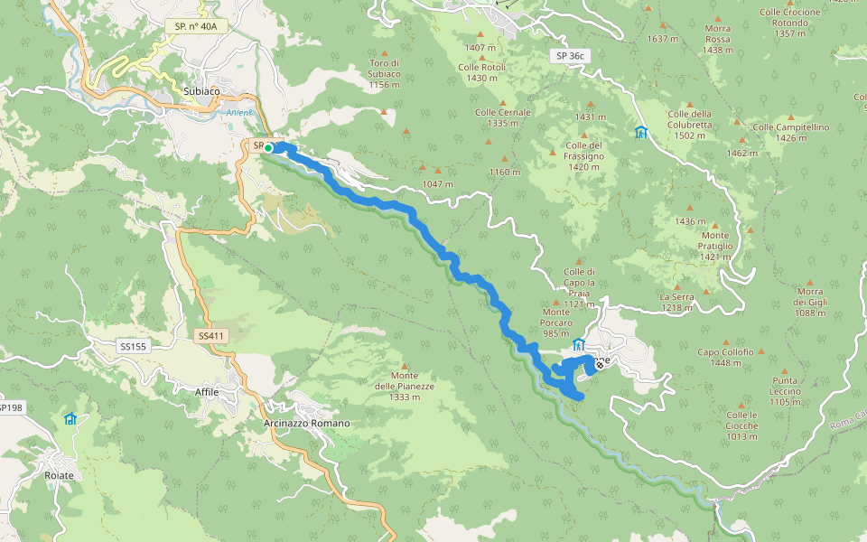 Coleman Trail - Stage 1 Hiking - Lazio | Pacer
