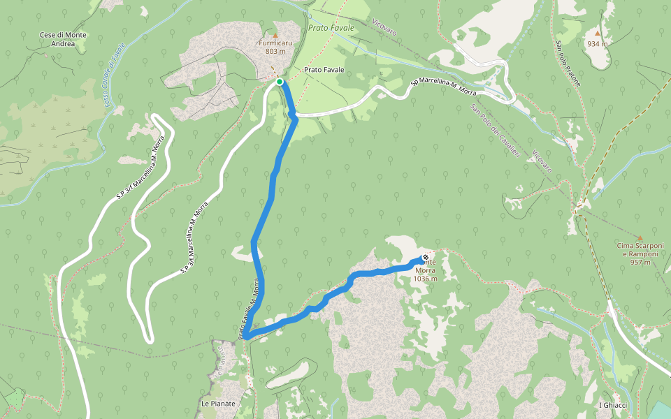 Prato Favale-Monte Morra Hiking Trail - Lazio | Pacer