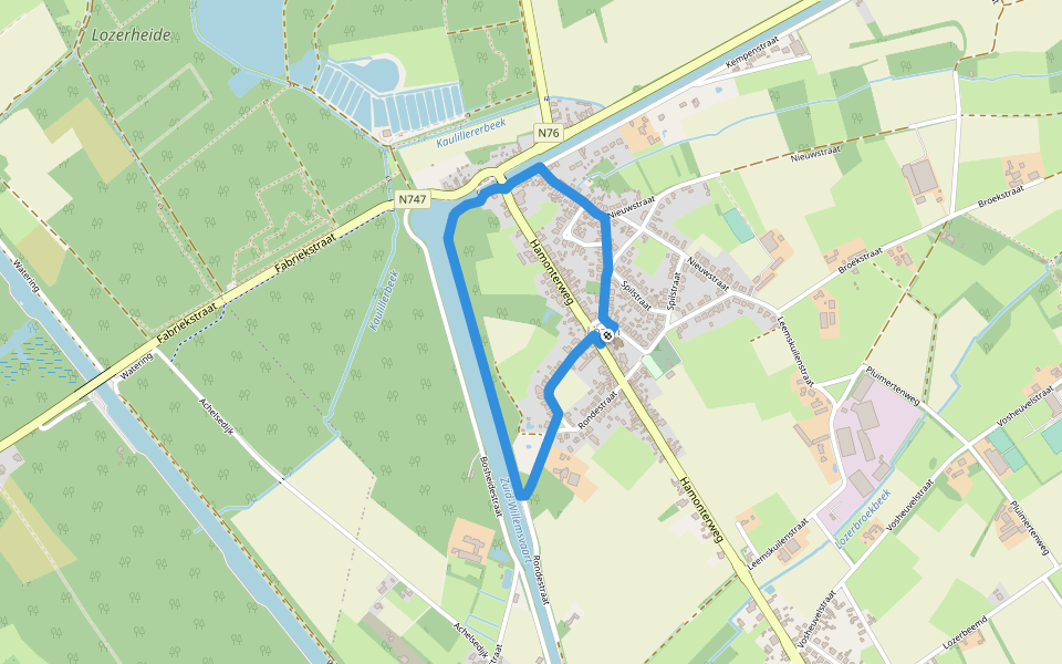 Channel Route Walking And Running Trail - Bocholt, Vlaams Gewest | Pacer