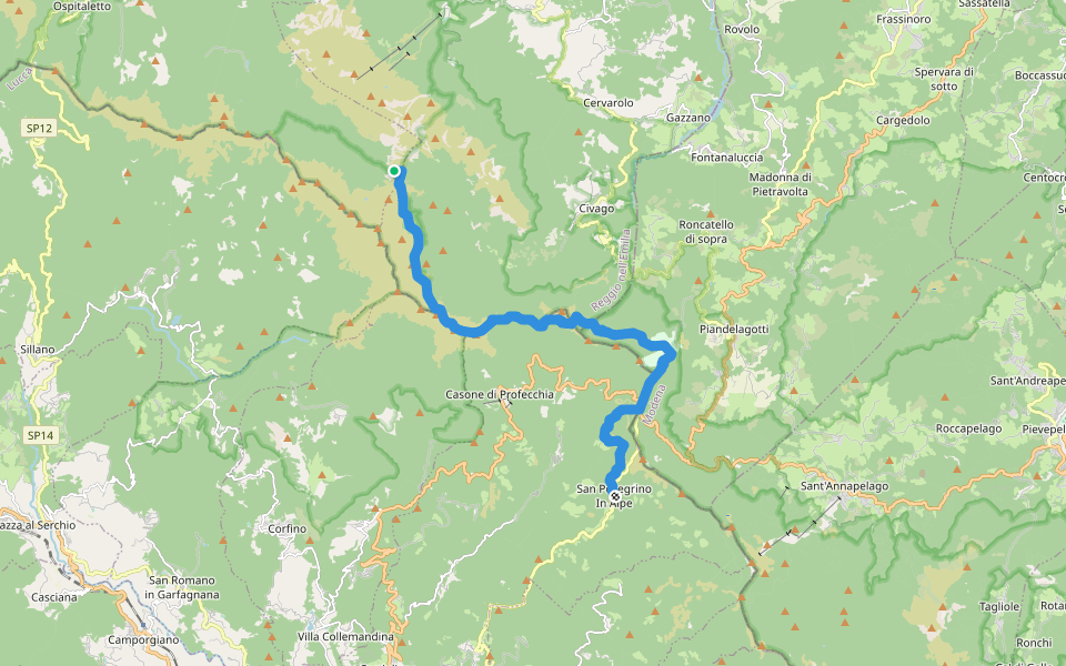 High Path of the Parks: Stage 06 | Walking Map