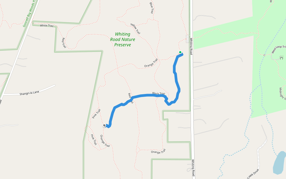 Black Trail in New York | Walking Map