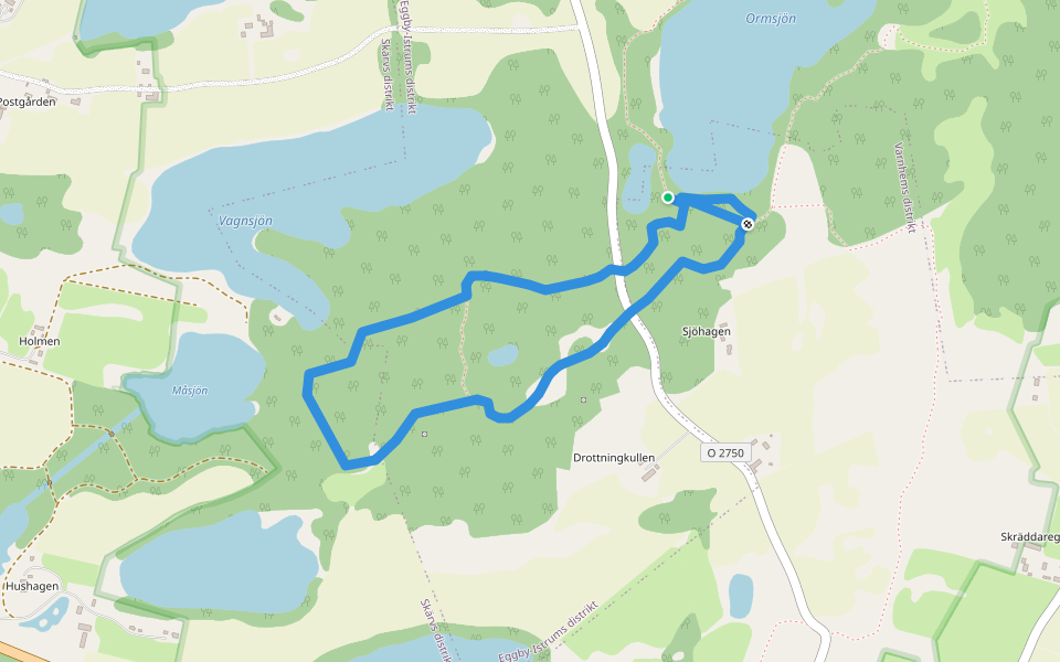 Queen's litter | Walking Map