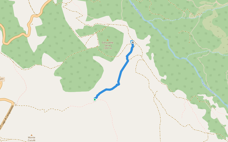 359 variant for Ref. le Serre | Walking Map