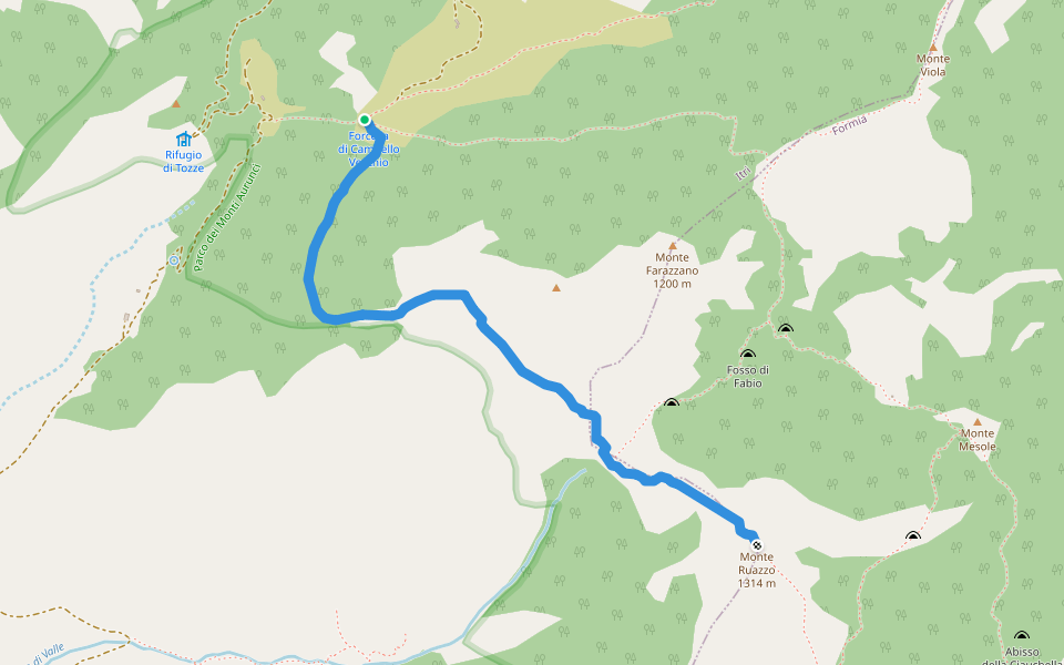 The Valle di Itri-Monte Ruazzo Hiking Trail - Lazio | Pacer