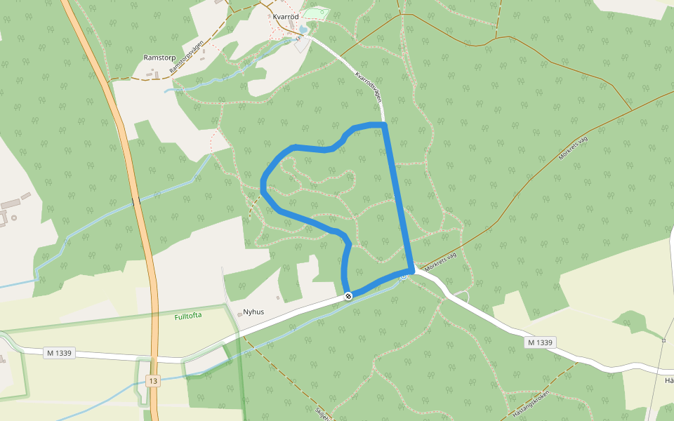 Orrevadsslingan Walking And Running Trail - Fulltofta, Skåne län | Pacer