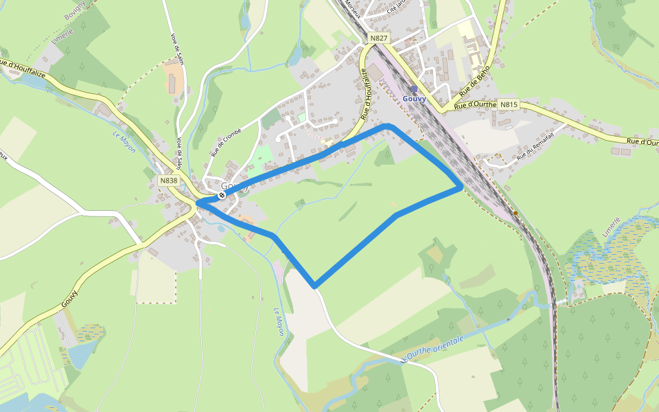 7. On the Mountains in Région Wallonne | Walking Map