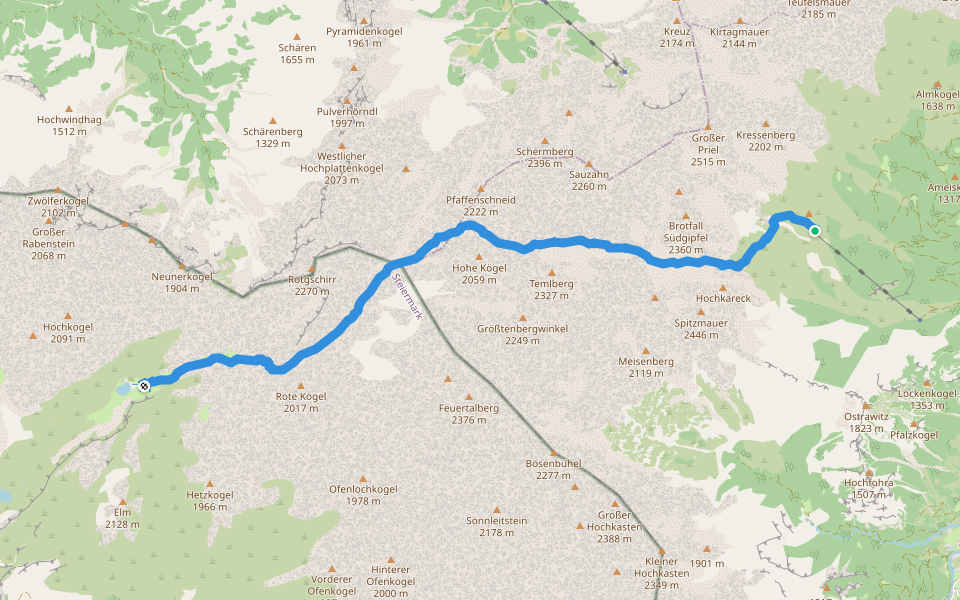 Via Alpina Purple A29 Hiking Trail - Hinterstoder, Upper Austria | Pacer