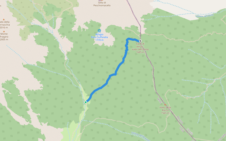 Prato Di Campoli - I go to Veroli | Walking Map