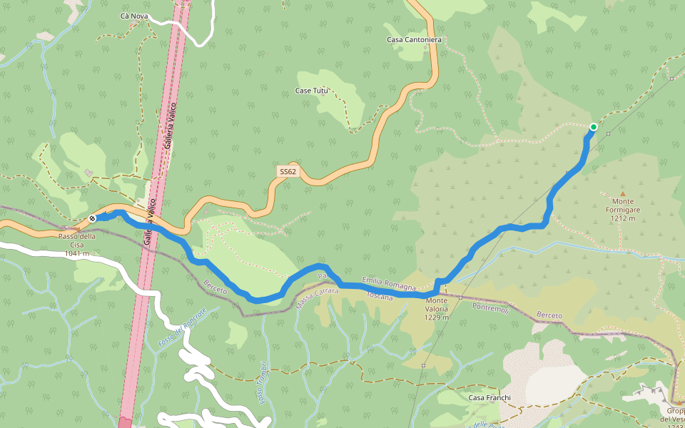 Via Francigena - Monte Valoria variant Hiking Trail - Emilia-Romagna ...