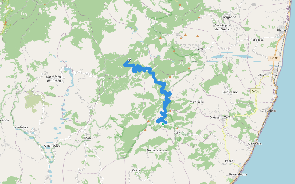 Path of Africo Vecchio Hiking Trail - Calabria | Pacer