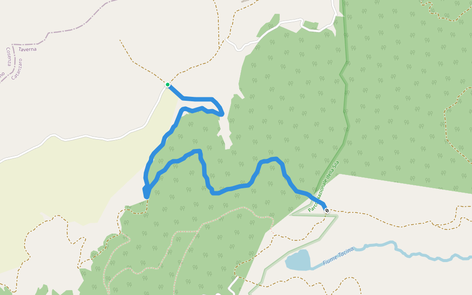 Path of the Alta Val Tacina | Walking Map