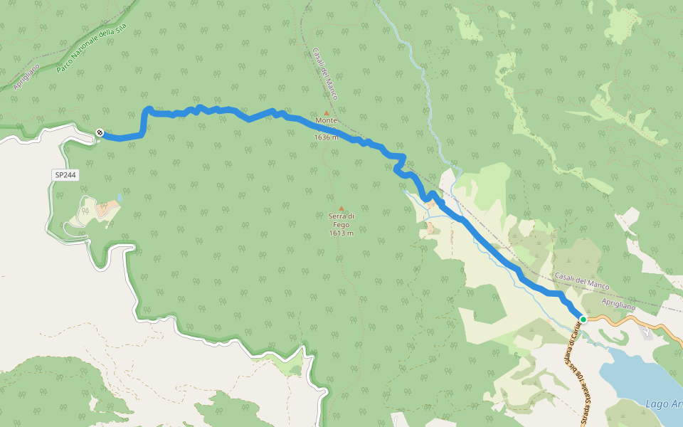 Trail from Petra Scivulusa Hiking - Calabria | Pacer