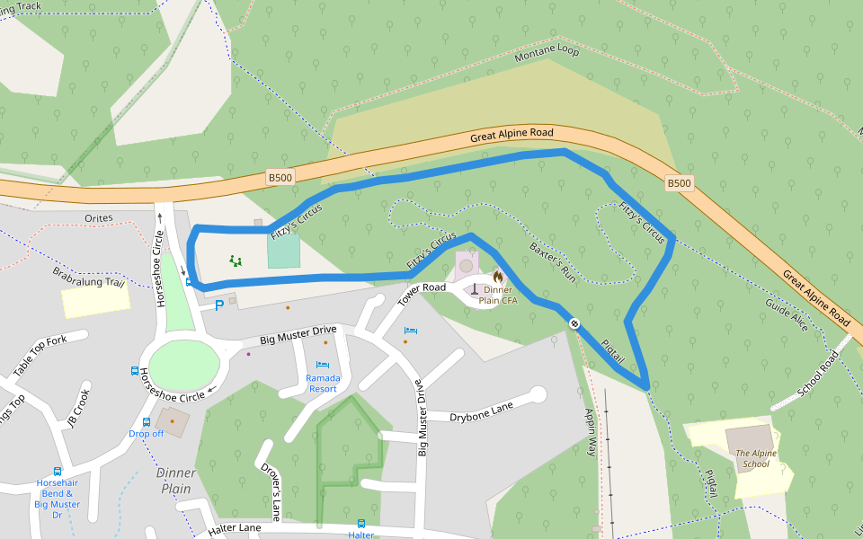 Fitzy's Cirque in Victoria | Walking Map