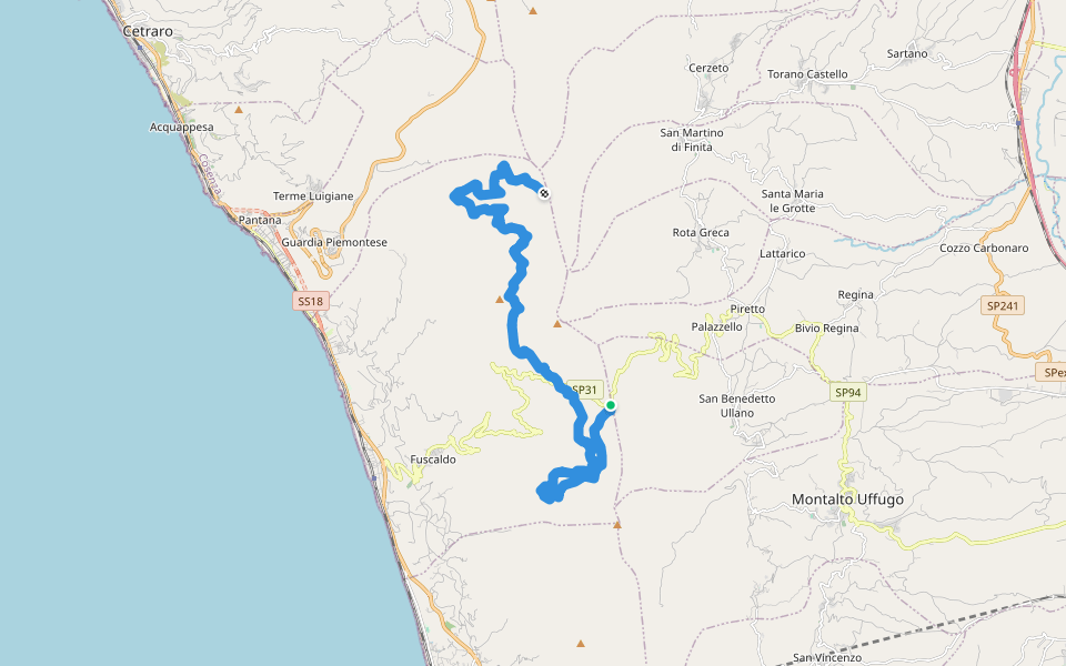 Path of the Cozzo Spinnato | Walking Map