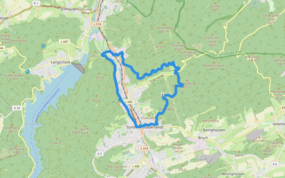Sundern circular hiking trail S3 - Sundern (Sauerland), Nordrhein ...
