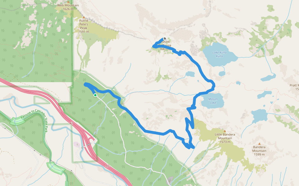 Mount Defiance Hiking Trail - North Bend, Washington | Pacer