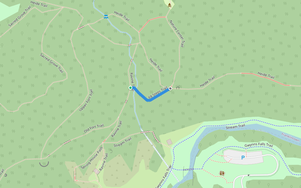 68 Steps Trail in Maryland | Walking Map