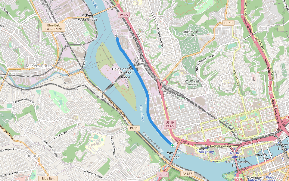 Chateau Trail in Pennsylvania | Walking Map