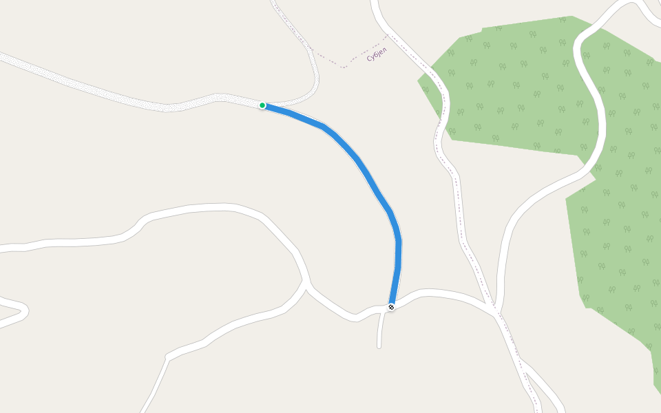 Subjel - Church of St. the apostle Luke | Walking Map