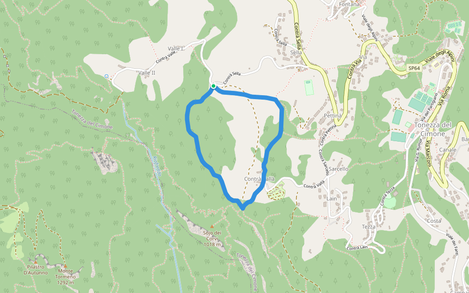 Excalibur didactic-naturalistic itinerary | Walking Map