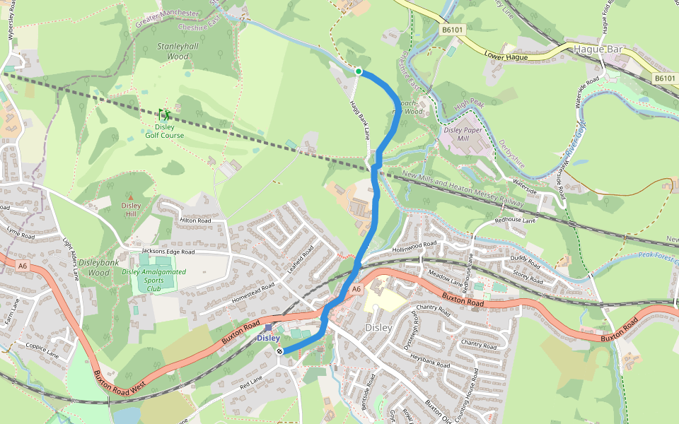 E2 connector hiking trail - Disley, England | Pacer