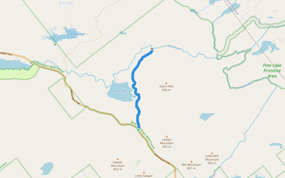 Rock River Trail Hiking - Indian Lake, New York | Pacer