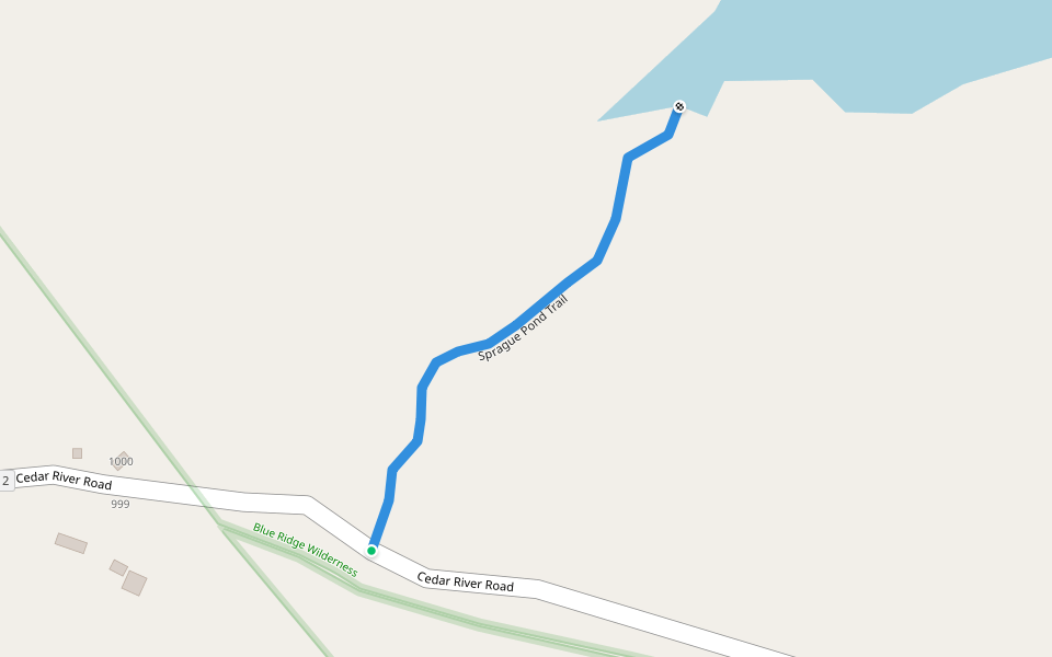 Sprague Pond Trail in New York | Walking Map