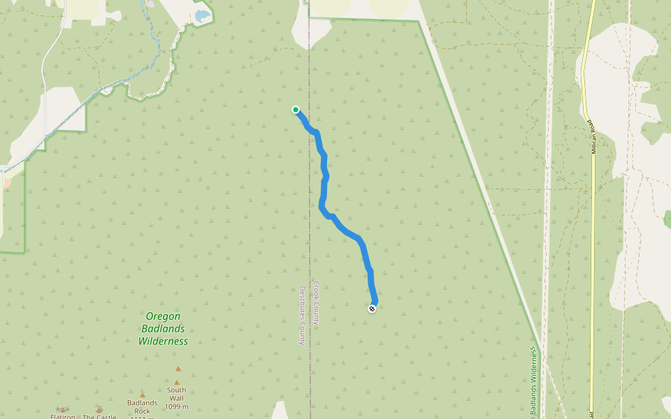 Sandweg Wanderweg - Alfalfa, Oregon | Pacer