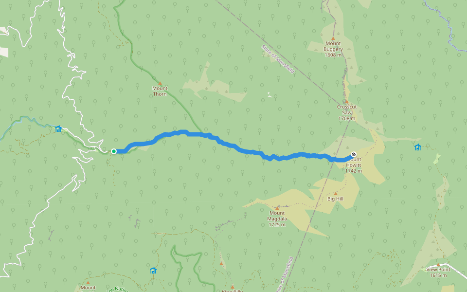 Howqua Feeder Track Hiking - Mount Buller, Victoria | Pacer