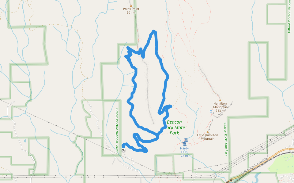 Hardy Ridge Loop Hiking Trail - Stevenson, Washington | Pacer