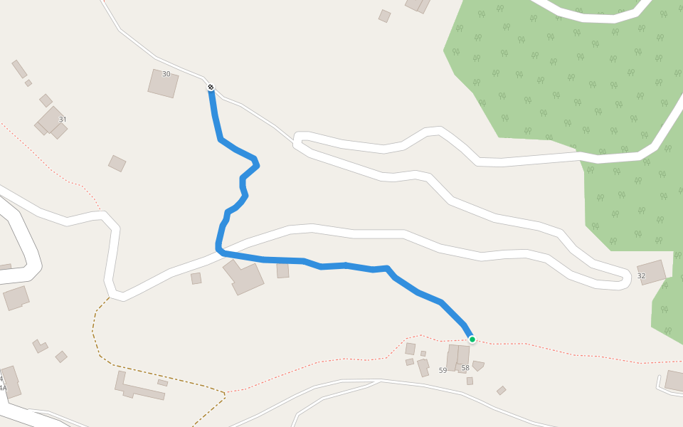 A9 - Borzone Ring - Junction | Walking Map