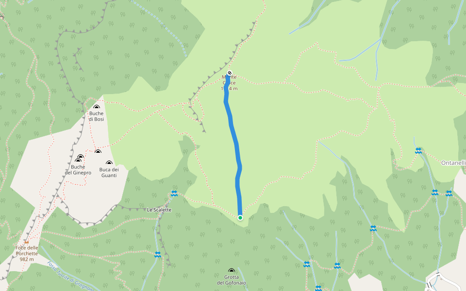 Via Normale Monte Croce Wanderweg - Toskana | Pacer